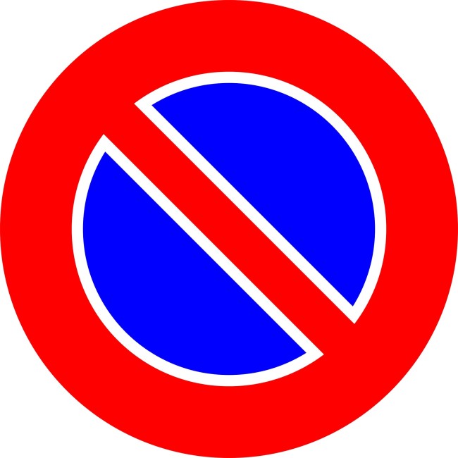 Parkverbotsschild Ø 315 mm