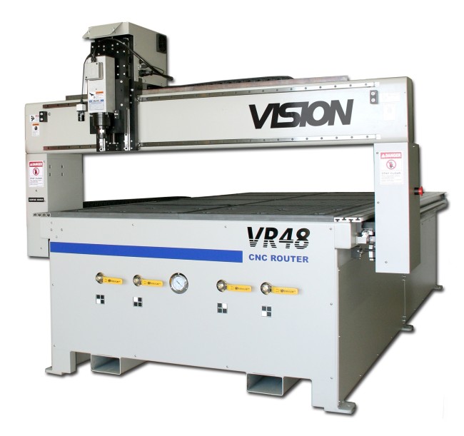VISION VR 48 Router Gravurfläche 2489 x 1295 mm - Graviermaschinen